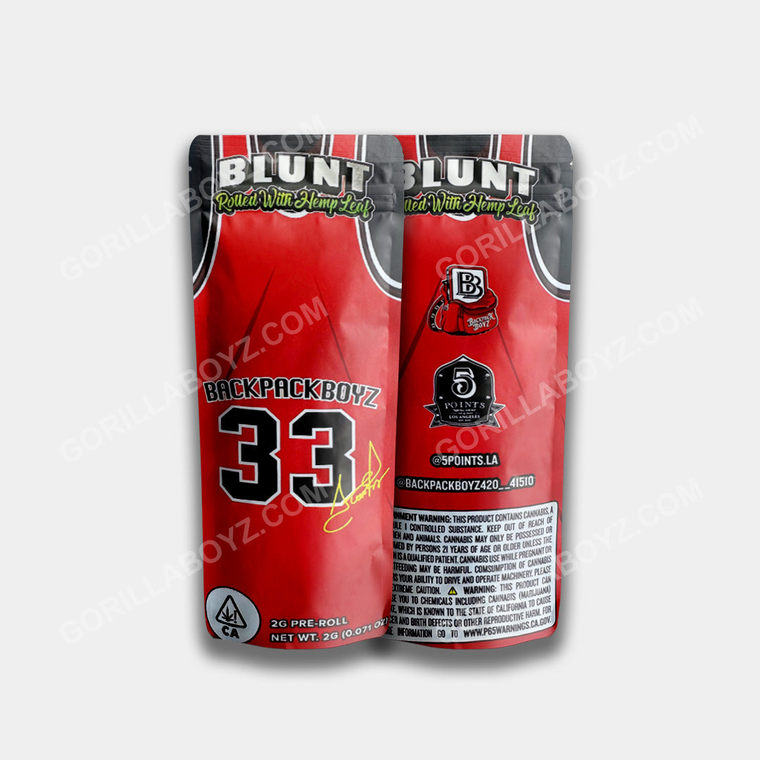 33 2 Grams Pre Roll Packaging – Gorilla Boyz Inc