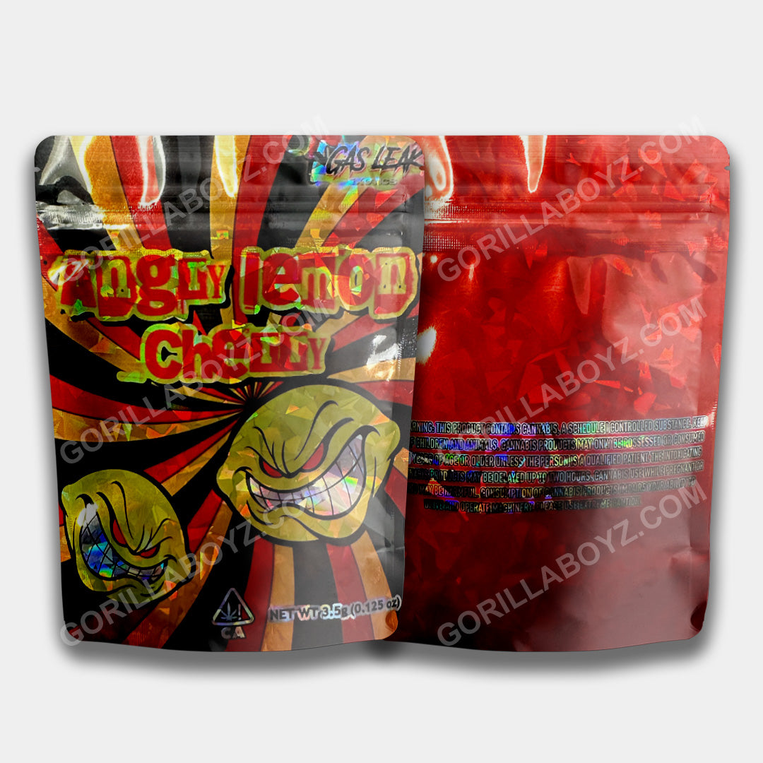 Angry Lemon Cherry Mylar Bag 3.5 Grams – Gorilla Boyz Inc